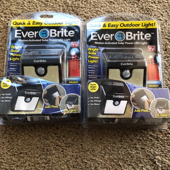 Ever Brite | Accents | 4 For 25 Ever Brite Solar Powered Led Lights 2 ...